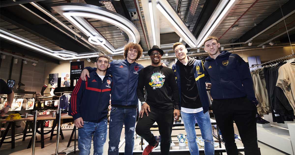 Arsenal Stars Surprise Fans At adidas LDN MakerLab Event - SoccerBible