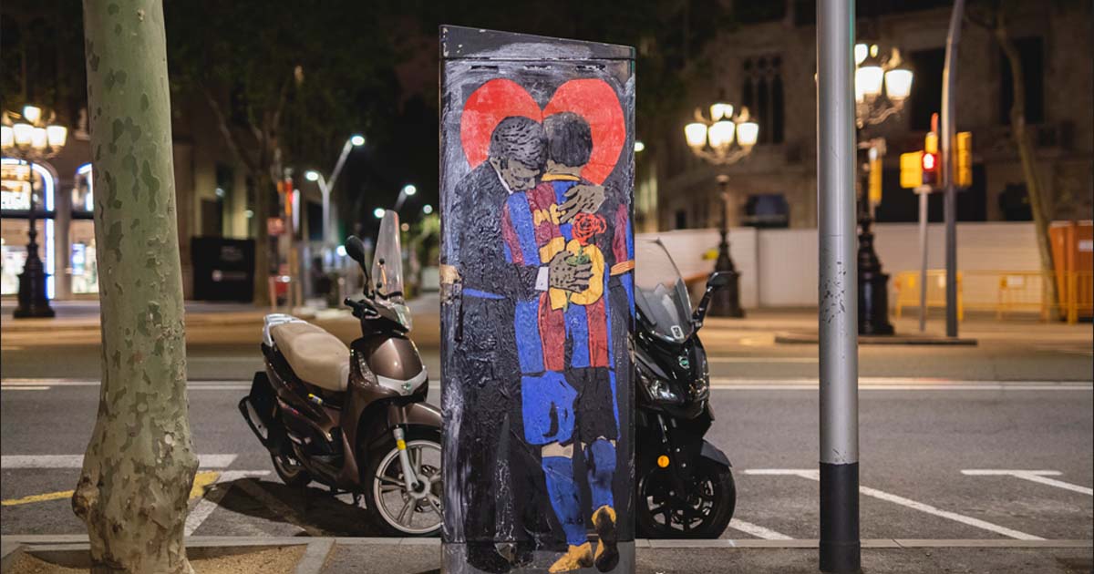 Messi Mural Created By Graffiti Artist TVBoy - SoccerBible