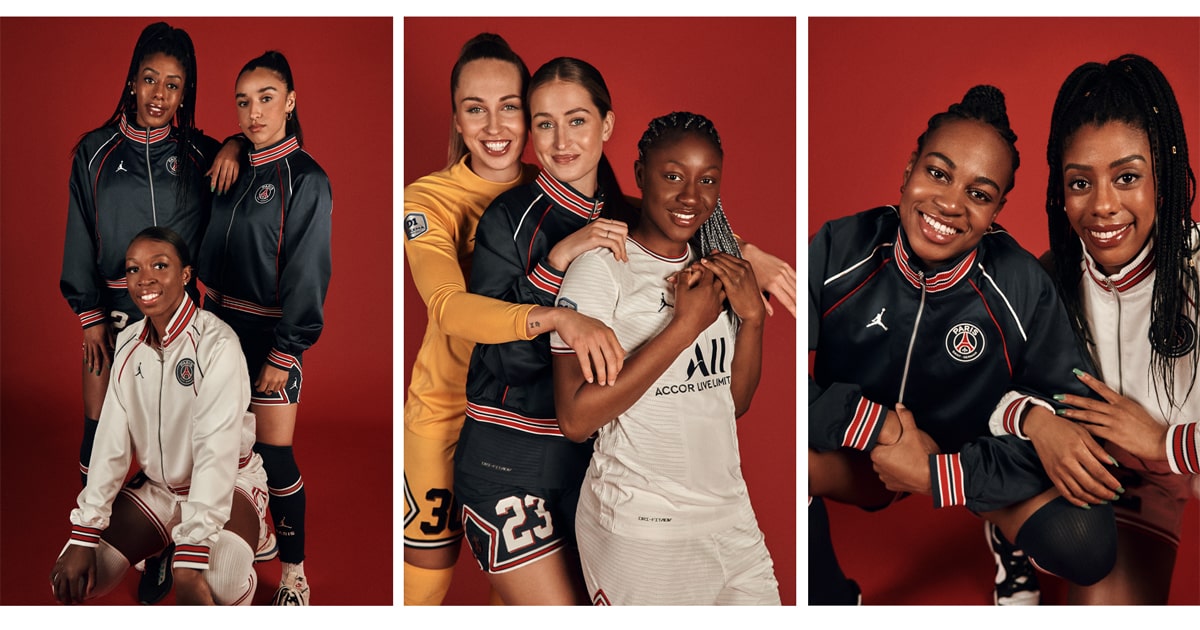 PSG Feminines Players Are Displayed At Parc Des Princes For IWD2022 ...