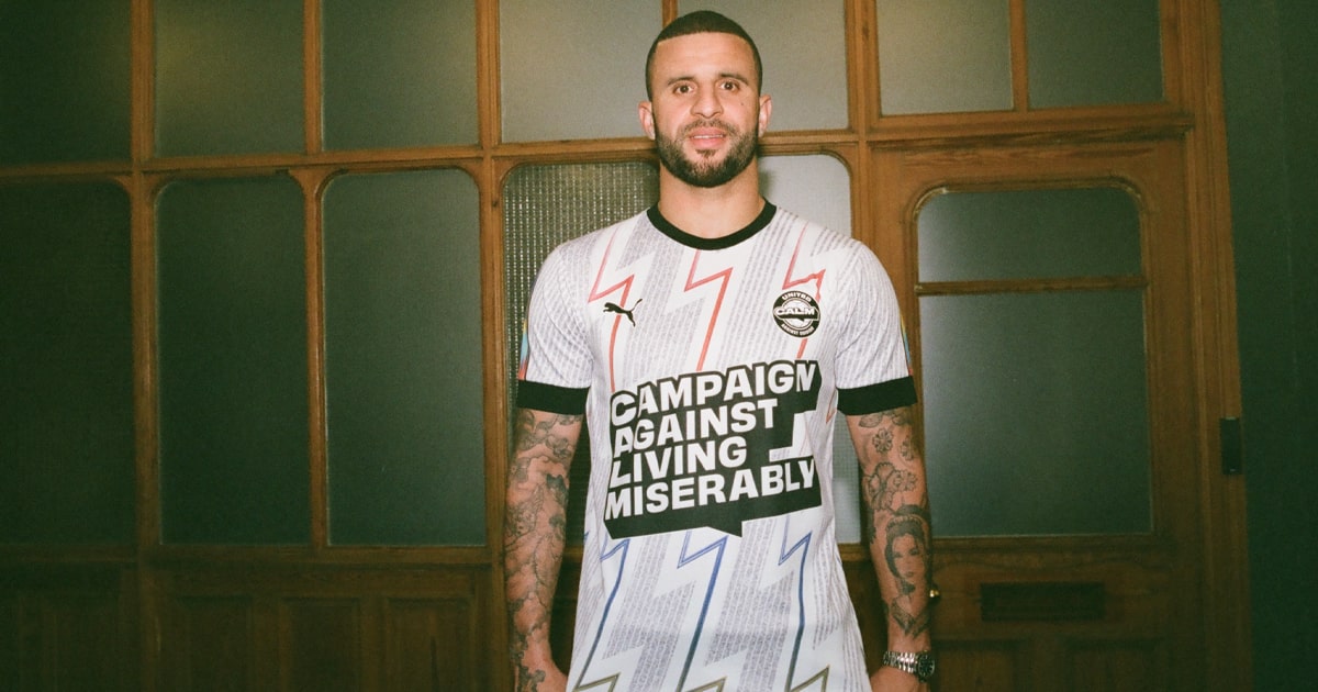 Kyle Walker & PUMA Create Kits To Raise Awareness Of CALM - SoccerBible
