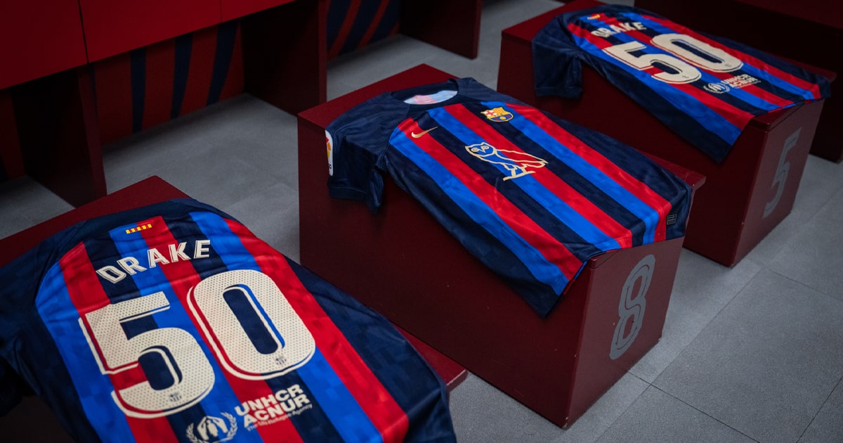 Barcelona To Wear Kit Featuring Drake’s OVO Sound Logo In El Clasico ...