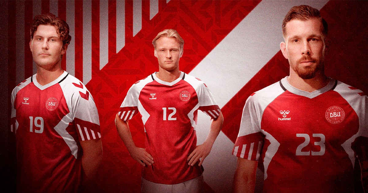 Hummel Launch Denmark 2023 Home Shirt - SoccerBible