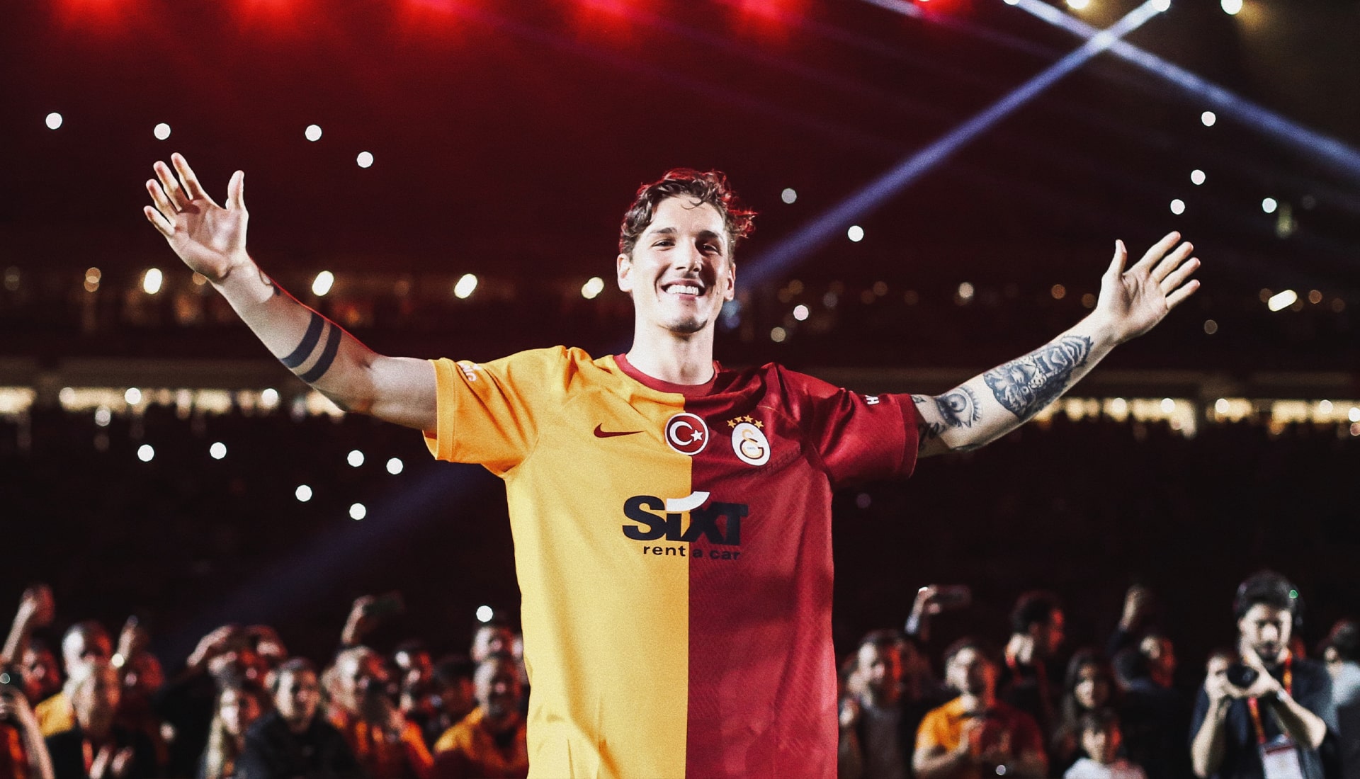 Galatasaray Unveil 23 24 Home Shirt During Victory Celebrations Galatasaray Unveil 23 24 Home Shirt During Victory Celebrations