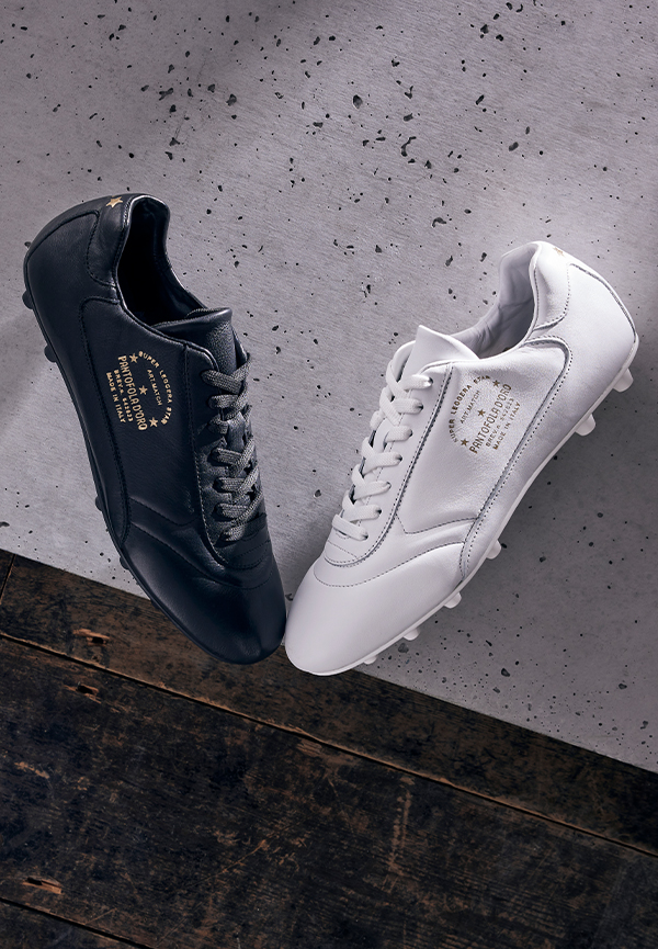 Pantofola d'Oro Drop The Classic In Black And White - SoccerBible