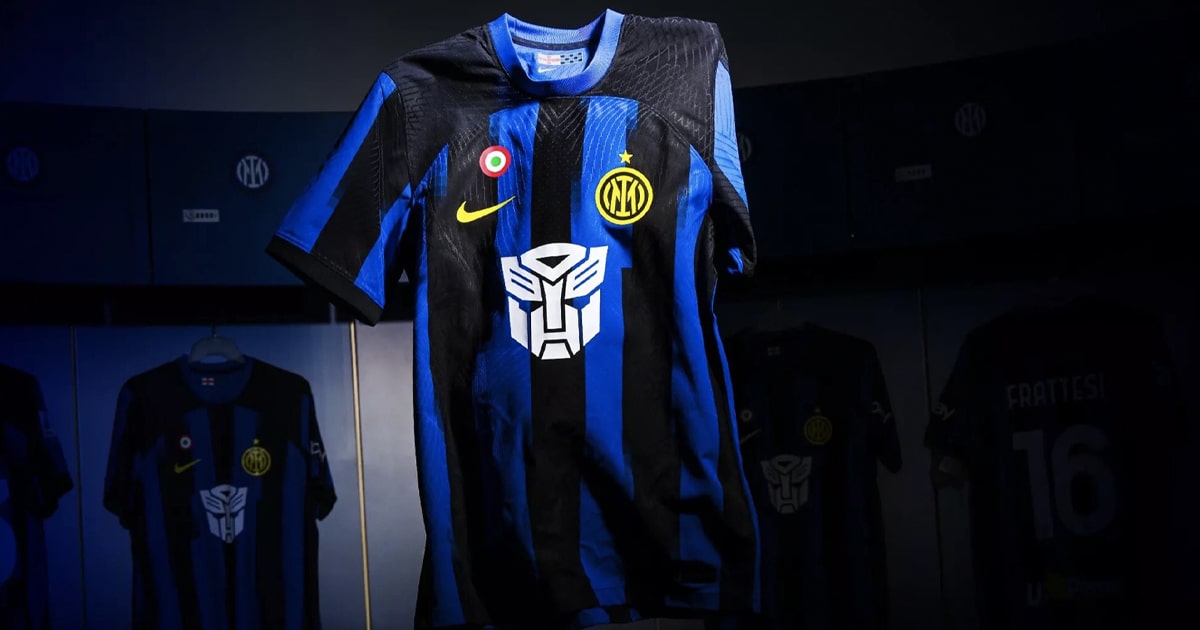Inter's Home Shirt To Feature Transformers Logo In Upcoming Match ...