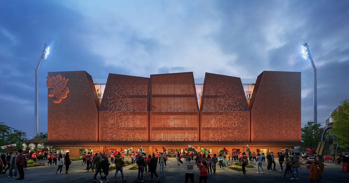 Wrexham Reveal Design Of New Kop Stand At STōK Cae Ras Stadium ...