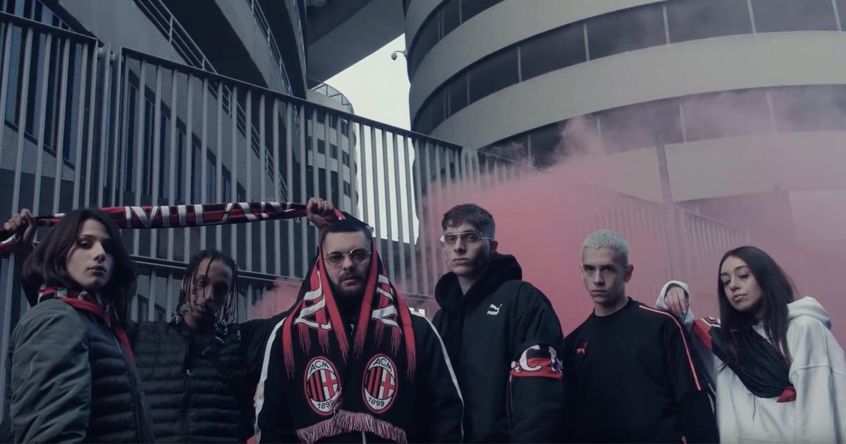 Milan Rapper Teases PUMA x AC Milan Partnership - SoccerBible