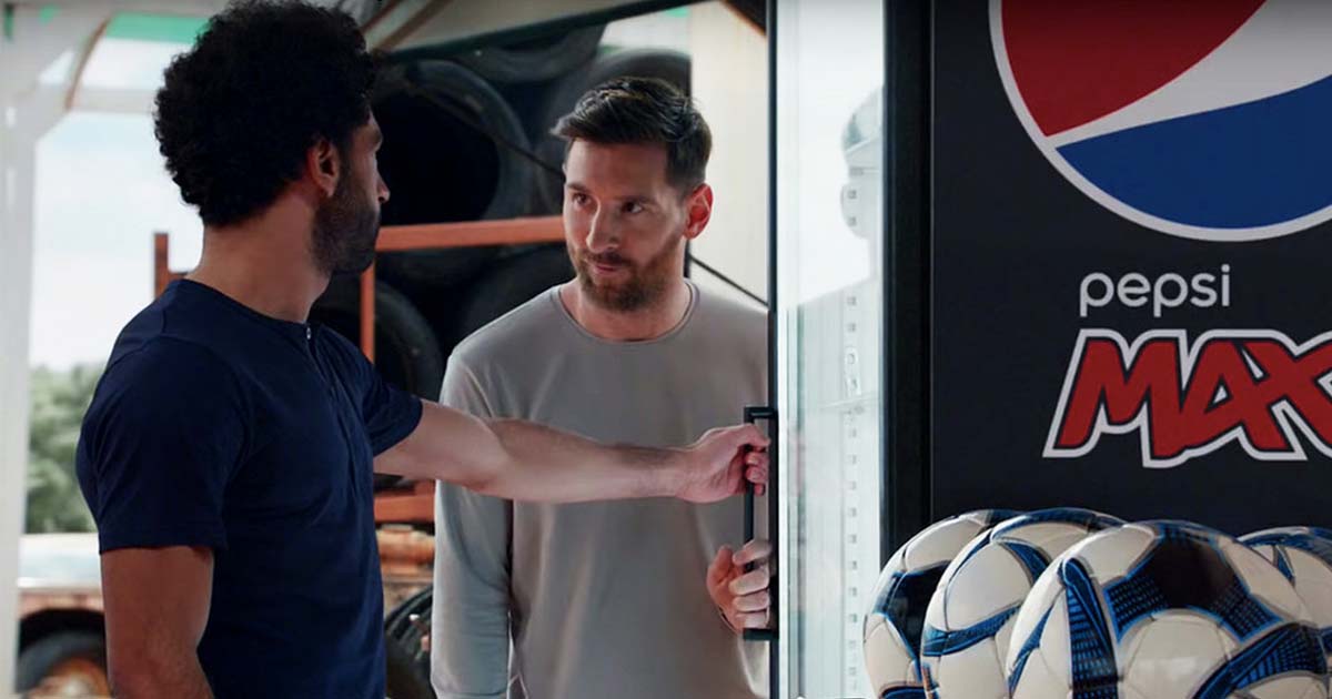 Messi & Salah Star In New Pepsi Ad - SoccerBible