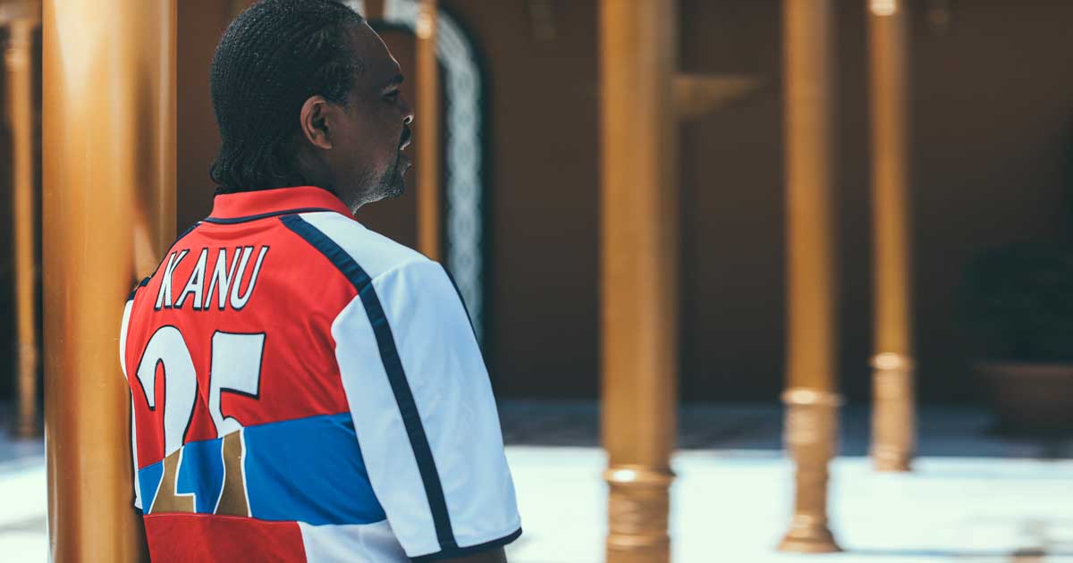 Nwankwo Kanu Receives Career Mash-Up Jersey - SoccerBible