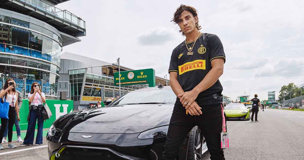 Italian Rapper Tedua Debuts 19/20 Inter 3rd Shirt - SoccerBible